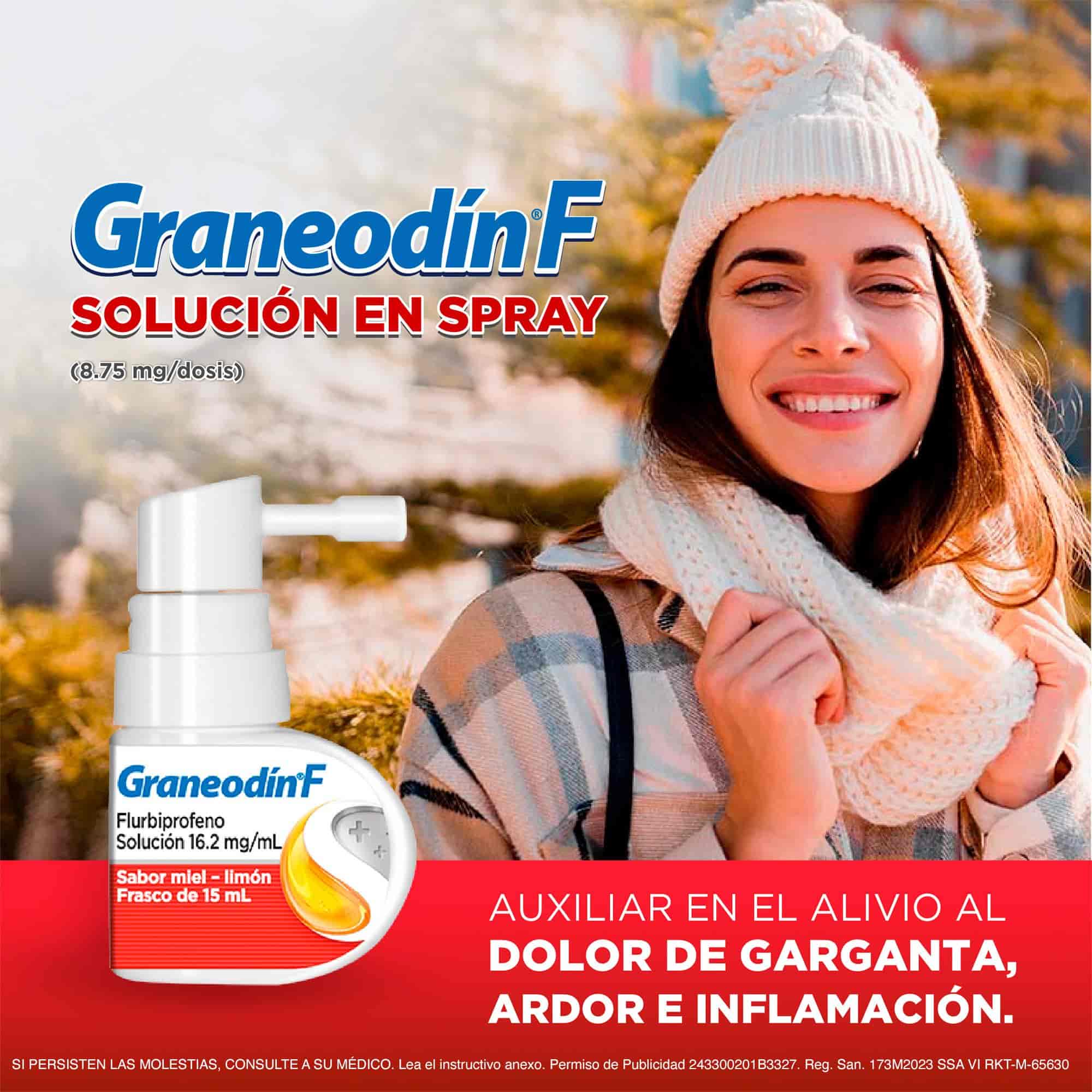 Graneodín® F, Solución en Spray 15 ml.